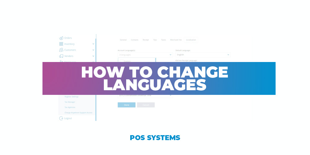 How to Change Languages | CHARGE Anywhere